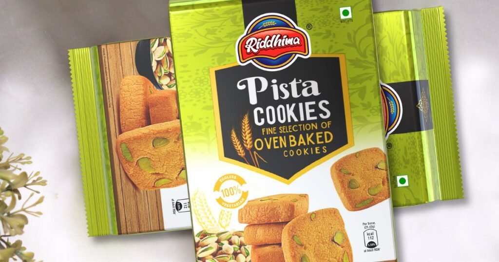 HEALTHIER SNACKING MADE EASY WITH EGGLESS PISTA COOKIES - RIDDHIMA FOODS